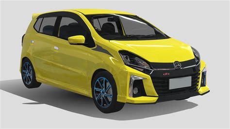 2019 Daihatsu Ayla R Dlx 3d Model By Raysh Raysh [7f56010