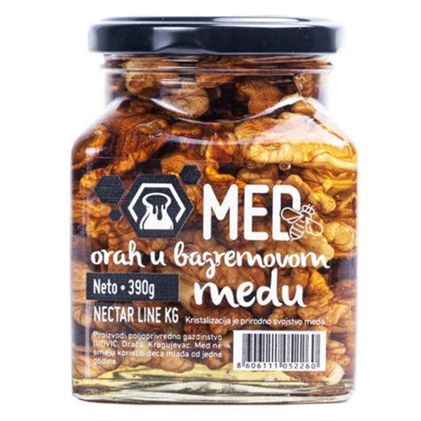 Nectar Line Orah U Bagremovom Medu 380g The Box Shop