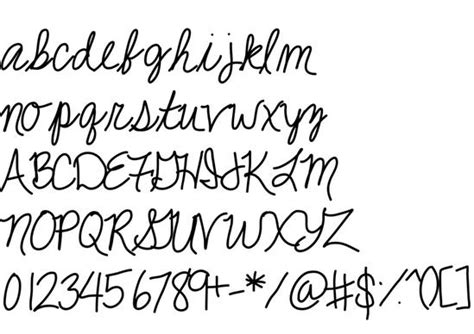 Cursive Font