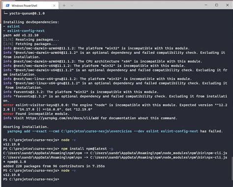 Error Eslint When I Create A New Project Next · Vercel Nextjs