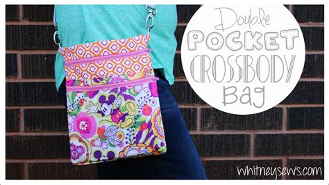 Easy Double Pocket Crossbody Bag Whitney Sews Youtube