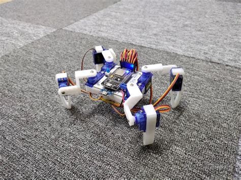Arduino Quadruped Spider Robot By 马靖翔 Makerworld
