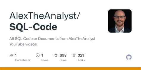Sql Codereadmemd At Master · Alextheanalystsql Code · Github