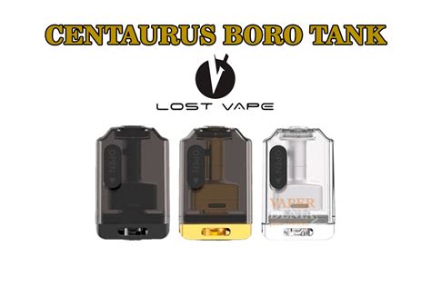 Tank Centaurus Boro RBA Lost Vape Vaperdenia
