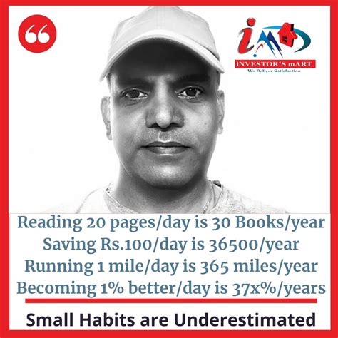 Manoj Singh On Linkedin Small Habits Are Underestimated