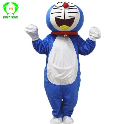 Adult Doraemon Cosplay Costumes Halloween Anime Mascot Costumes Men