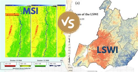 What Is The Difference Between Lswi Msi Remote Sensing And Gis Club