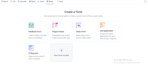 how to create a survey in microsoft forms clickup