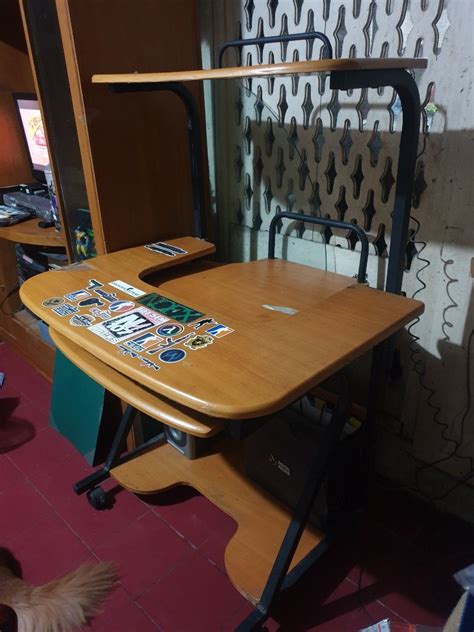 Used Nd Hand Computer Table Old PC Laptop Furniture Home Living Furniture Tables Sets On