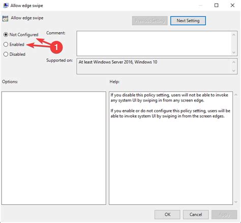 How To Disable Edge Charms Bar Swipe On Windows 10