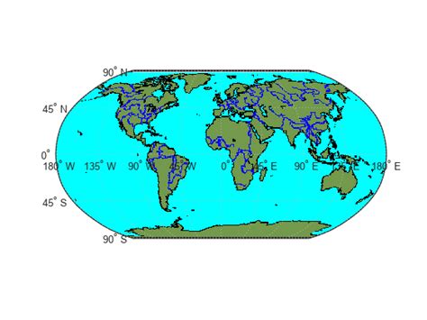 Vec2mtx Convert Latitudes And Longitudes To Raster Data Grid Matlab