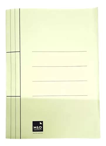 Carpeta Cartulina Oficio M D Velox Con Broche X 100 Unidades