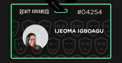 Ijeoma Igboagu On Linkedin Check Out My Badge And Claim Your Free React
