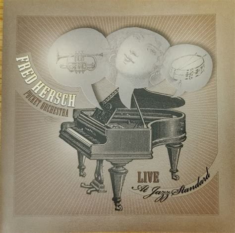Fred Hersch Pocket Orchestra Live At Jazz Standard Cd 2009
