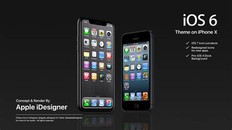 Ios 6 Theme On Iphone X On Behance