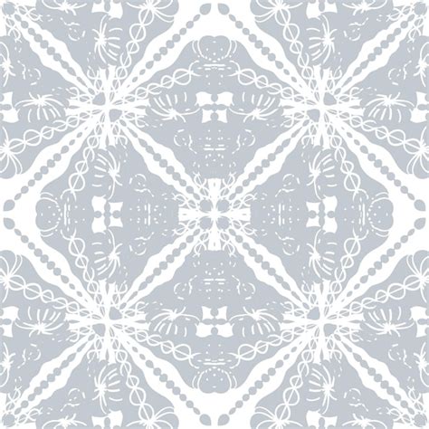 Premium Vector Seamless Decorative Lace Pattern Graphic Design Element