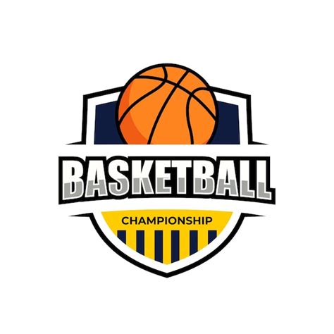 Premium Vector Vector Basketball Championship Logo Design