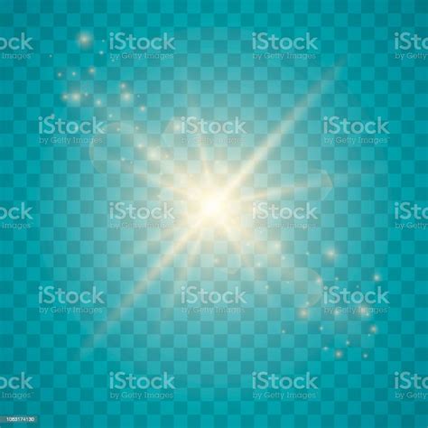 밝은 별 빛입니다 광선에 대한 스톡 벡터 아트 및 기타 이미지 광선 근거리 초점 금 금속 Istock