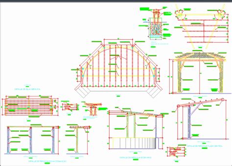 Pergolas In Autocad Cad Download 22605 Kb Bibliocad