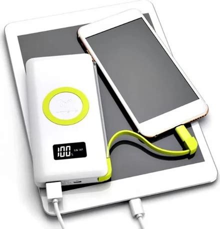 Andowl Wireless Power Bank Mah W Usb A White Bestprice Gr