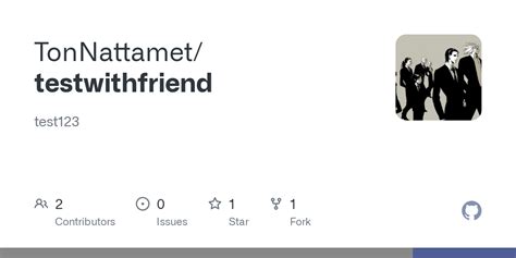 GitHub TonNattamet Testwithfriend Test