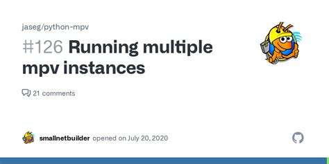 Running Multiple Mpv Instances Issue Jaseg Python Mpv Github