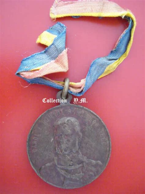 ROMANIA CAROL ER Roi de ROUMANIE Médaille Jubilé ans de Règne EUR