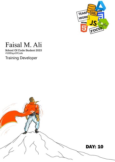 Faisal Ali On Linkedin 100ofdaysofcode Schoolofcode Coding Soc Tech Techjourney