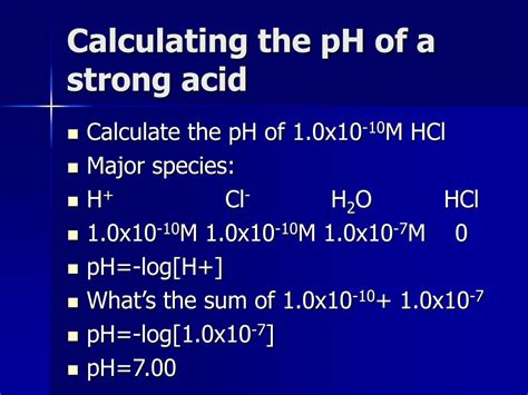 PPT Calculating PH PowerPoint Presentation Free Download ID 6594119