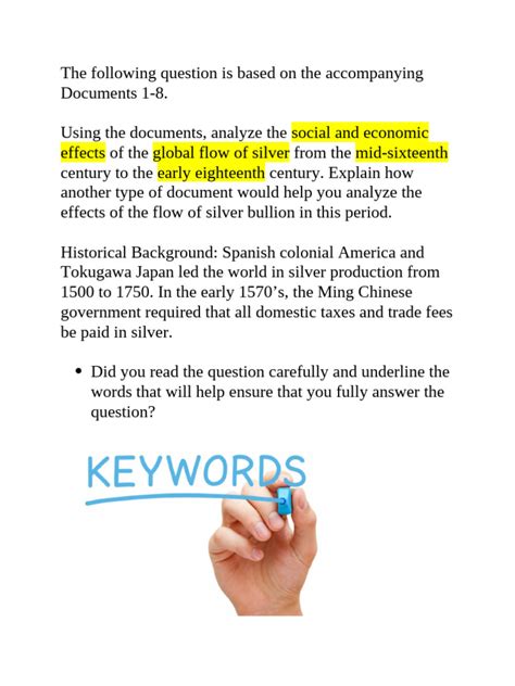 Notes Dbq Silver Trade Pdf Trade Spanish Empire Notes Dbq Silver Trade Pdf Trade Spanish Empire