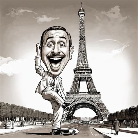 Eiffel Tower Throwing A Football To The Statue Of Liberty Prompts