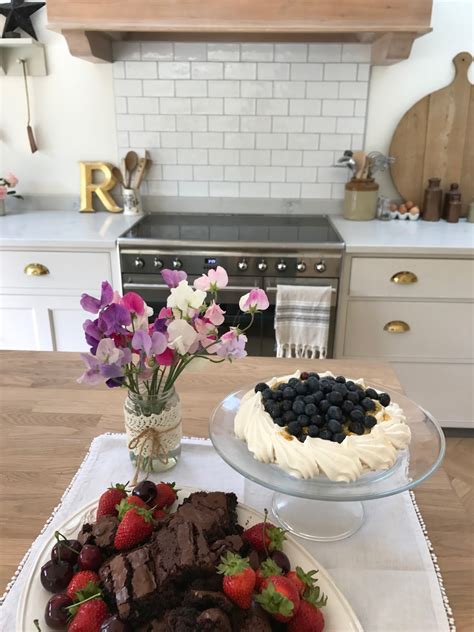 Summer Pavlova Blueberry And Passionfruit With A Coconut Cream Dairy