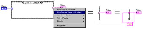 use current value if unwired ni community
