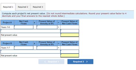 Solved Problem 24 4A Algo Applying Net Present Value An