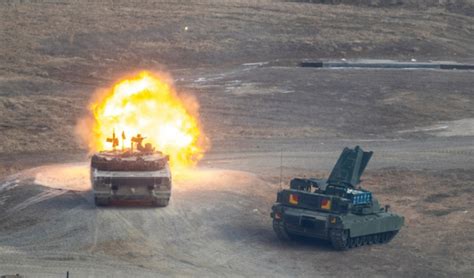 육군 올해 첫 ‘한미연합 제병협동 실사격 훈련 진행