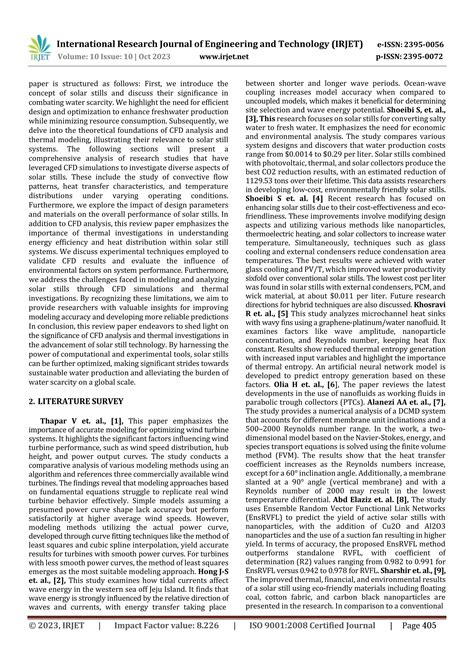 A Comprehensive Review Of Computational Fluid Dynamics Cfd Analysis