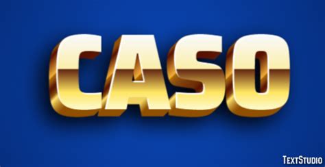 Caso Efeito De Texto E Desenho De Logotipo Palavra
