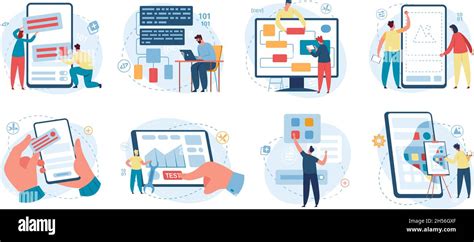 Web Designer And Programmer Working On Web Development Software Developer Writing Code