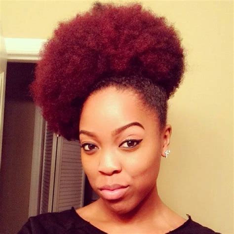 Beautiful Work Side Puff Hairstyle For Curly Hair Prom Hairstyles Black