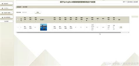 【开题报告】基于springbootvue旅游信息管理系统设计与实现（程序源码论文 计算机毕业设计写出《基于springboot和