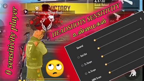Headshots Sensitivity Setting In Tamil Free Fire Tamil Knockout