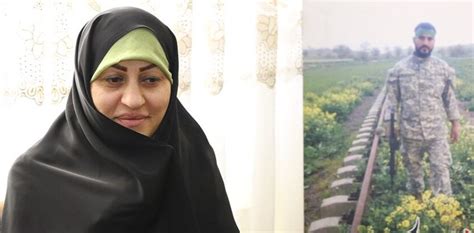 ️خواهر شهید مدافع حرم محمد اسدی در مشهد عکس ویسگون