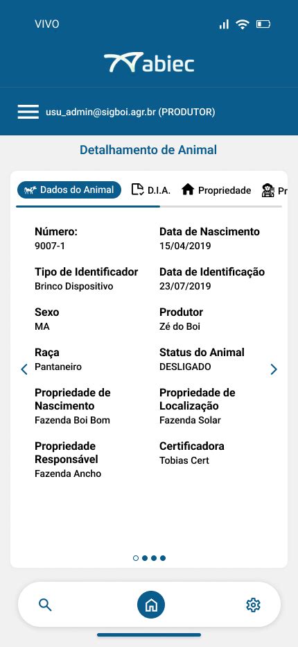 Produtor MOBILE FIGMA Tela De Animais Issue 100 Fstec Agr Sigboi
