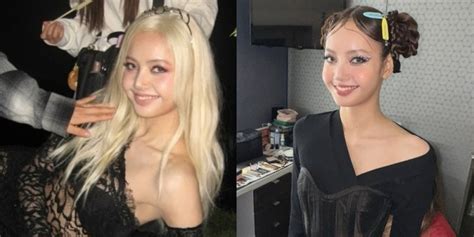블랙핑크 리사 컴백한다고 너무 과감 금발에 뽀글머리 무한 변주 컷아웃 쇼츠룩 대본은 내운명