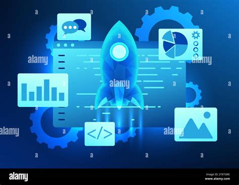 Software Technology A Screen Showing Command Code With A Screen With