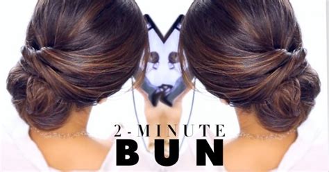 Minute Easy Elegant Bun Hairstyle Flawlessend