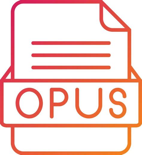 opus file format icon 29148560 vector art at vecteezy