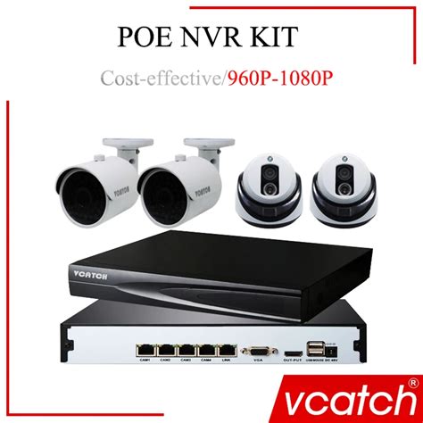 Vcatch FULL HD P CCTV System PoE Kit CH CCTV Surveillance PoE System CH P NVR PCS