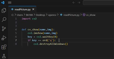 Opencv Python图像读写模块示例详解python脚本之家