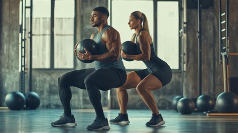 Empowering Gym Photoshoot Showcasing Strength Discipline And Transformation Premium Ai